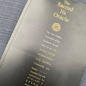 Vintage the Sacred Ifa Oracle (1808) (in Stock Ready to Ship) - Etsy