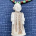 2 Inch Beautiful Hand Carved Bone Yoruba Ere Esu Ifa Glass Beaded ...