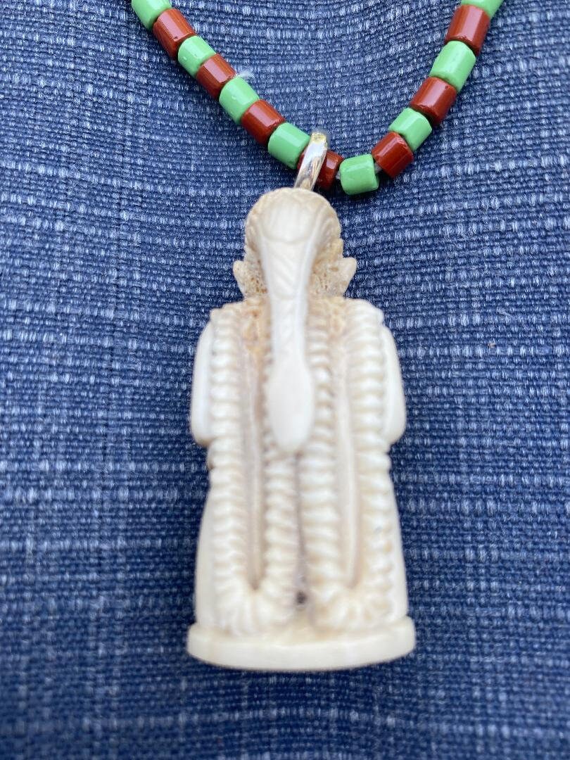 2 Inch Beautiful Hand Carved Bone Yoruba Ere Esu Ifa Glass - Etsy
