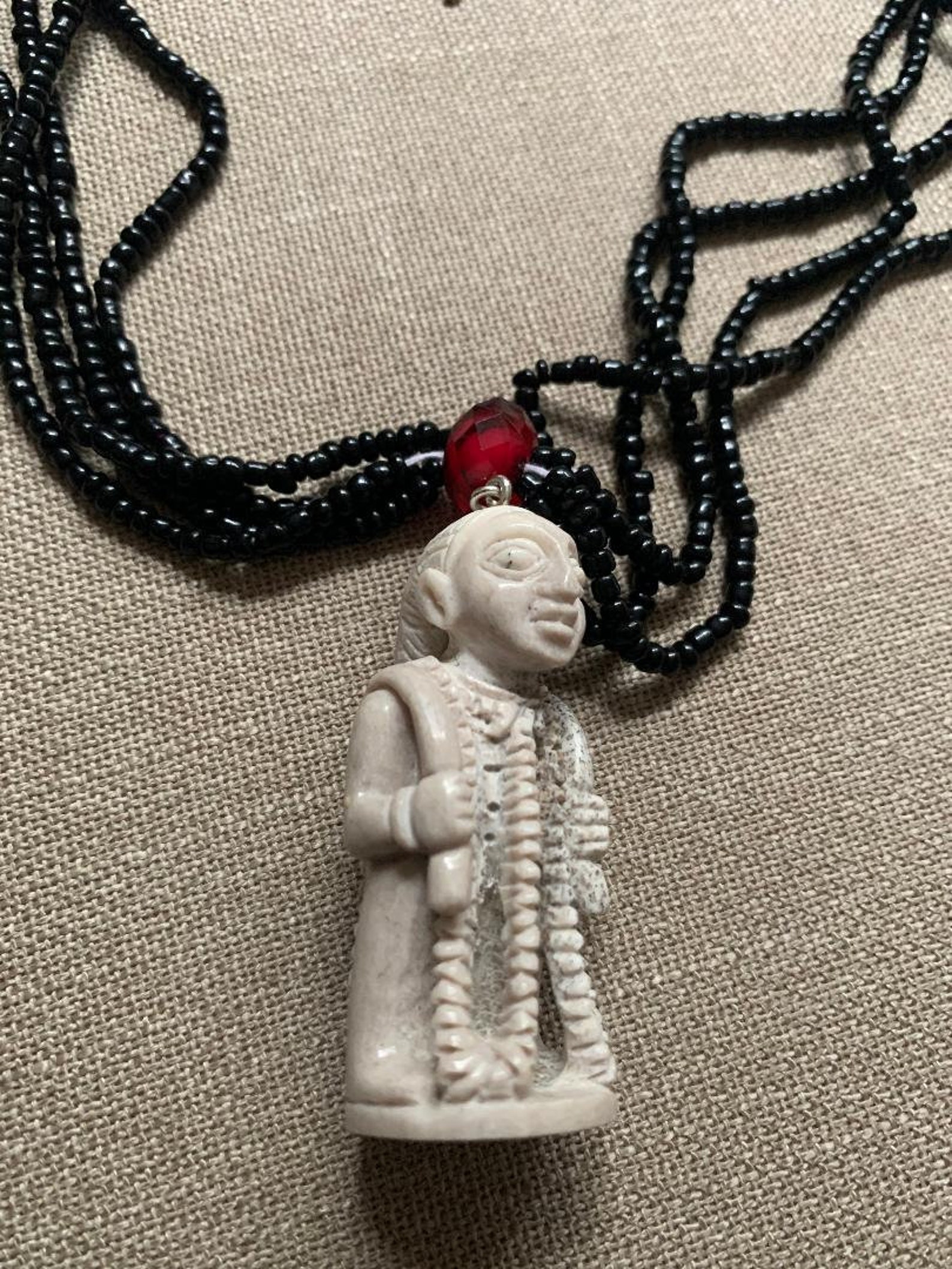 2 Inch Beautiful Hand Carved Bone Yoruba Ere Esu Ifa Glass | Etsy