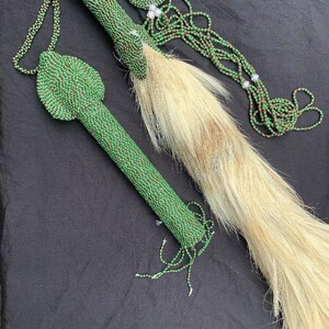 Beaded Iroke Ifa Irukere and Necklace Gift Set for Babalawo and Iyanifa ...