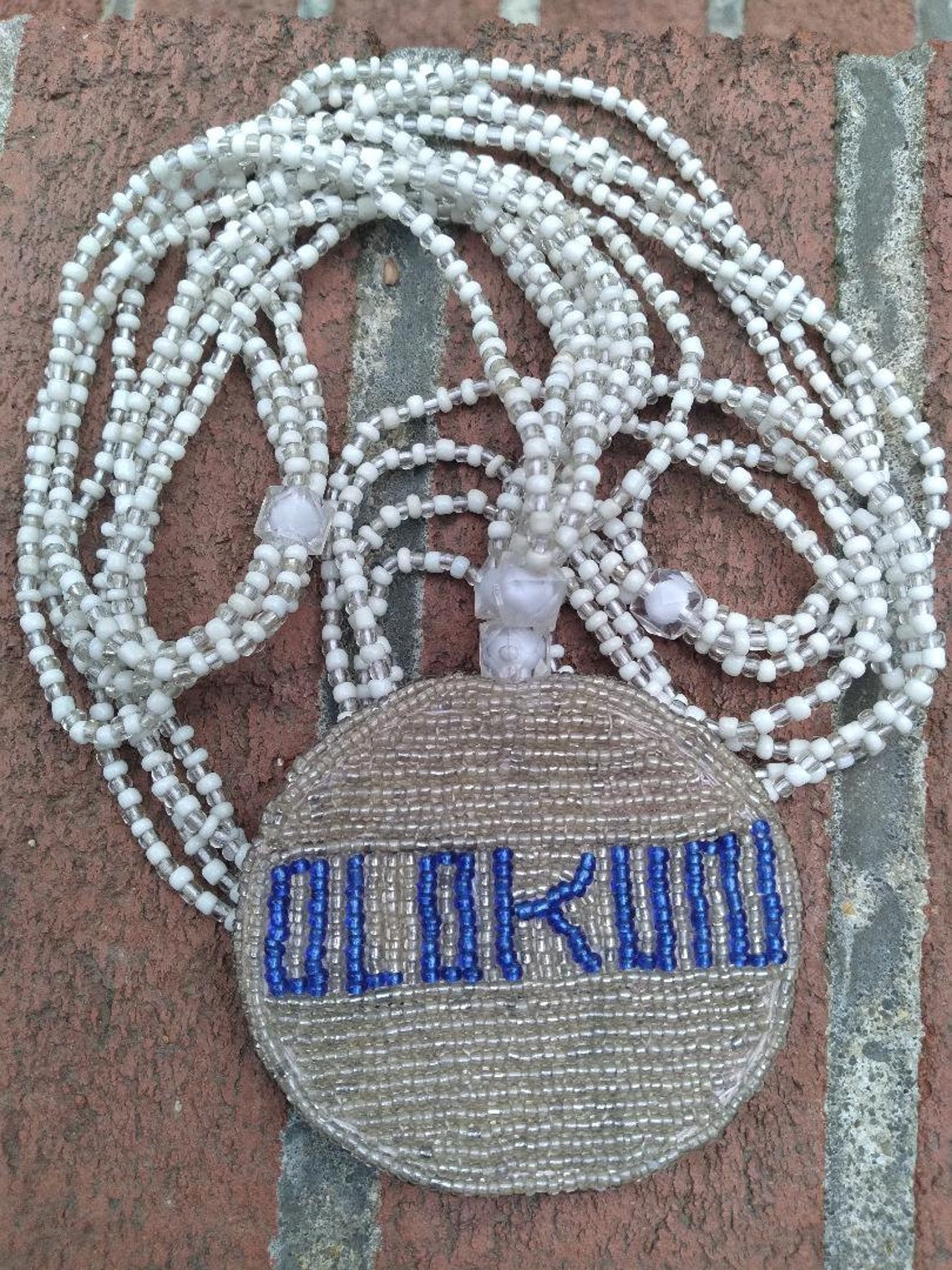 Glass Beads Ileke Olokun Eleke Olokun Olokun Beads Olokun - Etsy