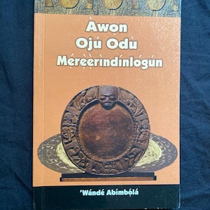 SALE Vintage Book IFA Awon Oju Odu Mereerindinlogun Merindinlogun ...