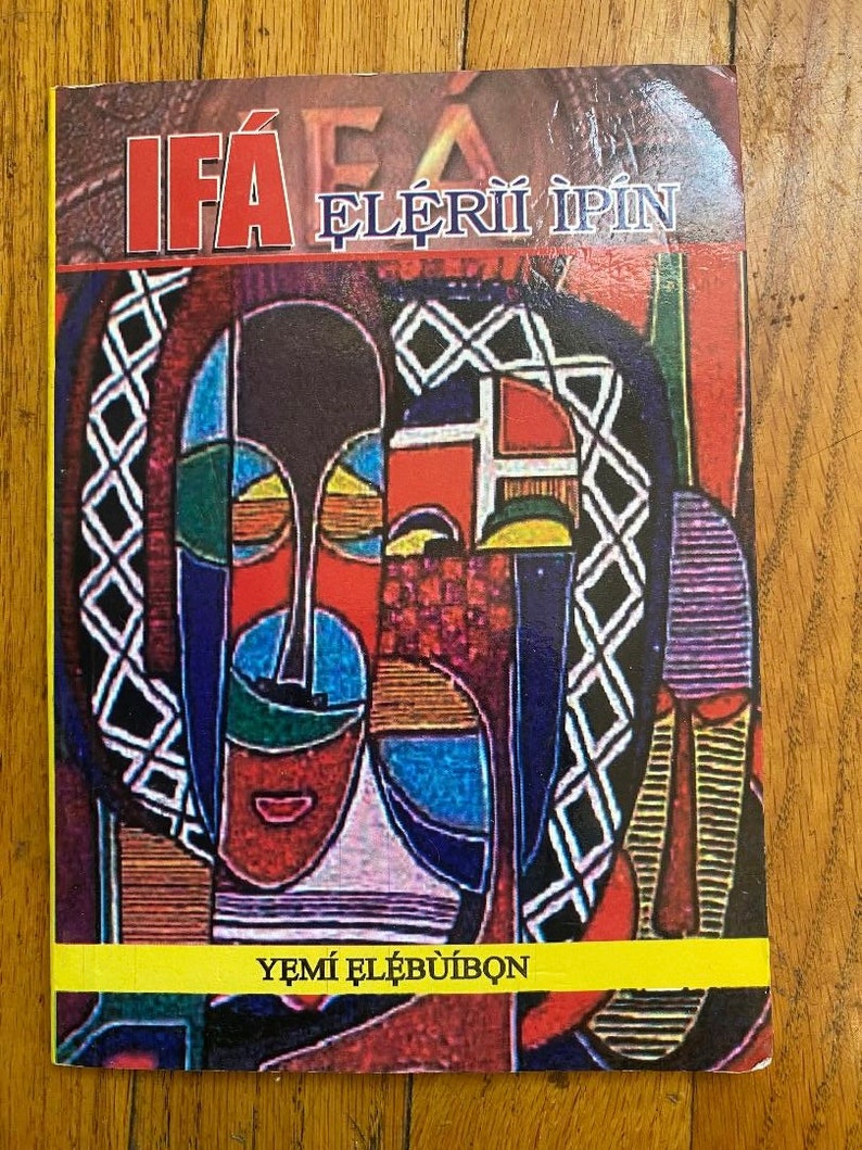 RARE IFA Elerii Ipin Written in Yoruba by Yemi Elebuibon in - Etsy