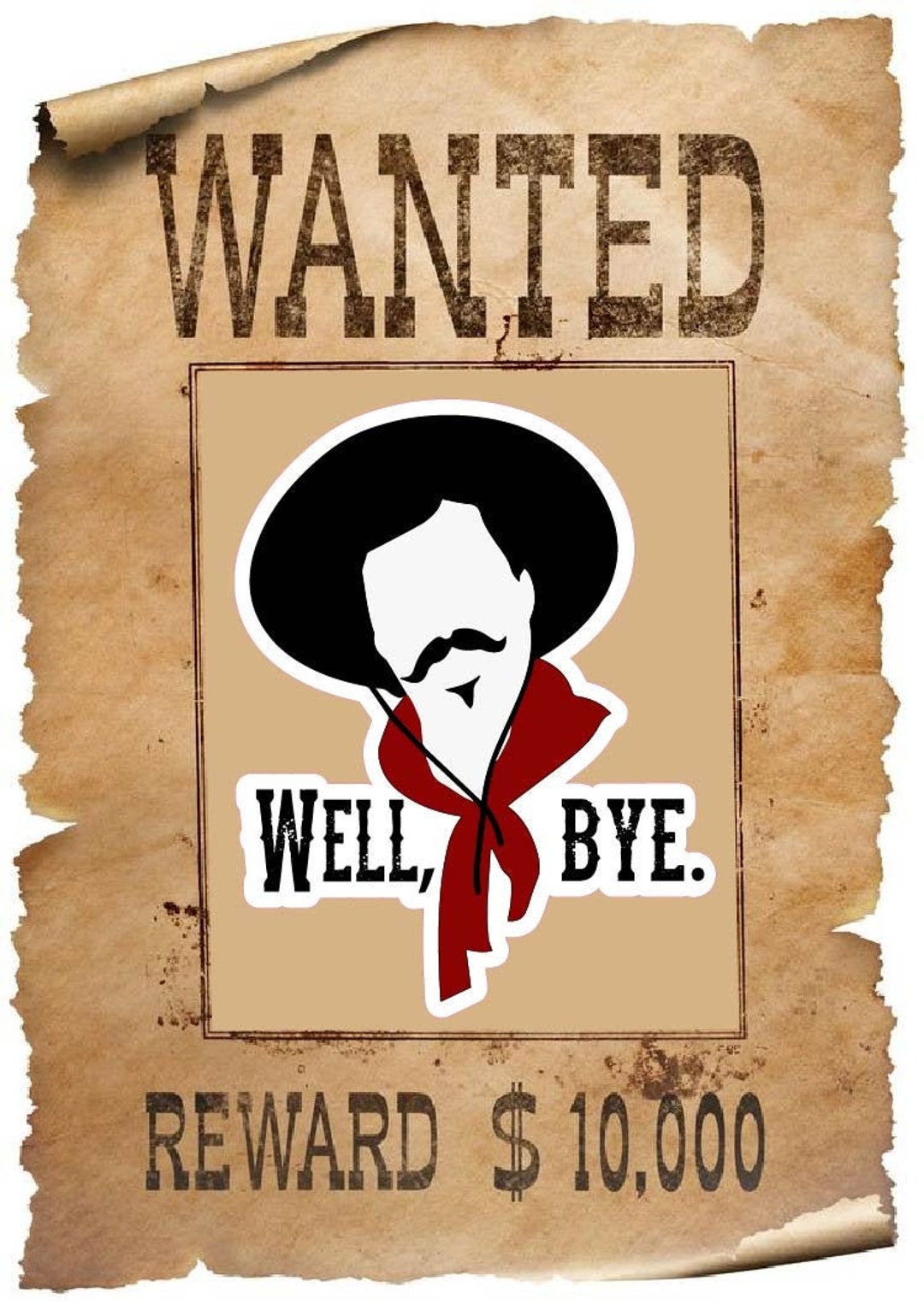 Curly Bill 'well Bye' Sticker - Tombstone Western Movie Fan Art - Etsy