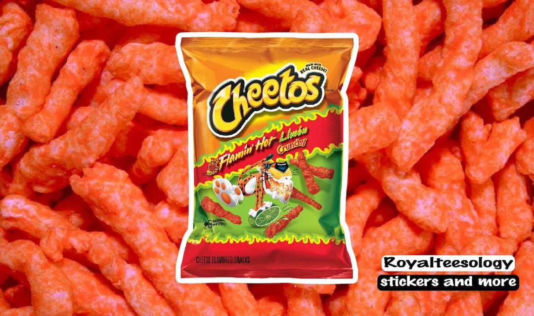 Hot Cheetos Sticker/ Decal/fun/funny Sticker/cheetos/hot Cheetos Decal ...
