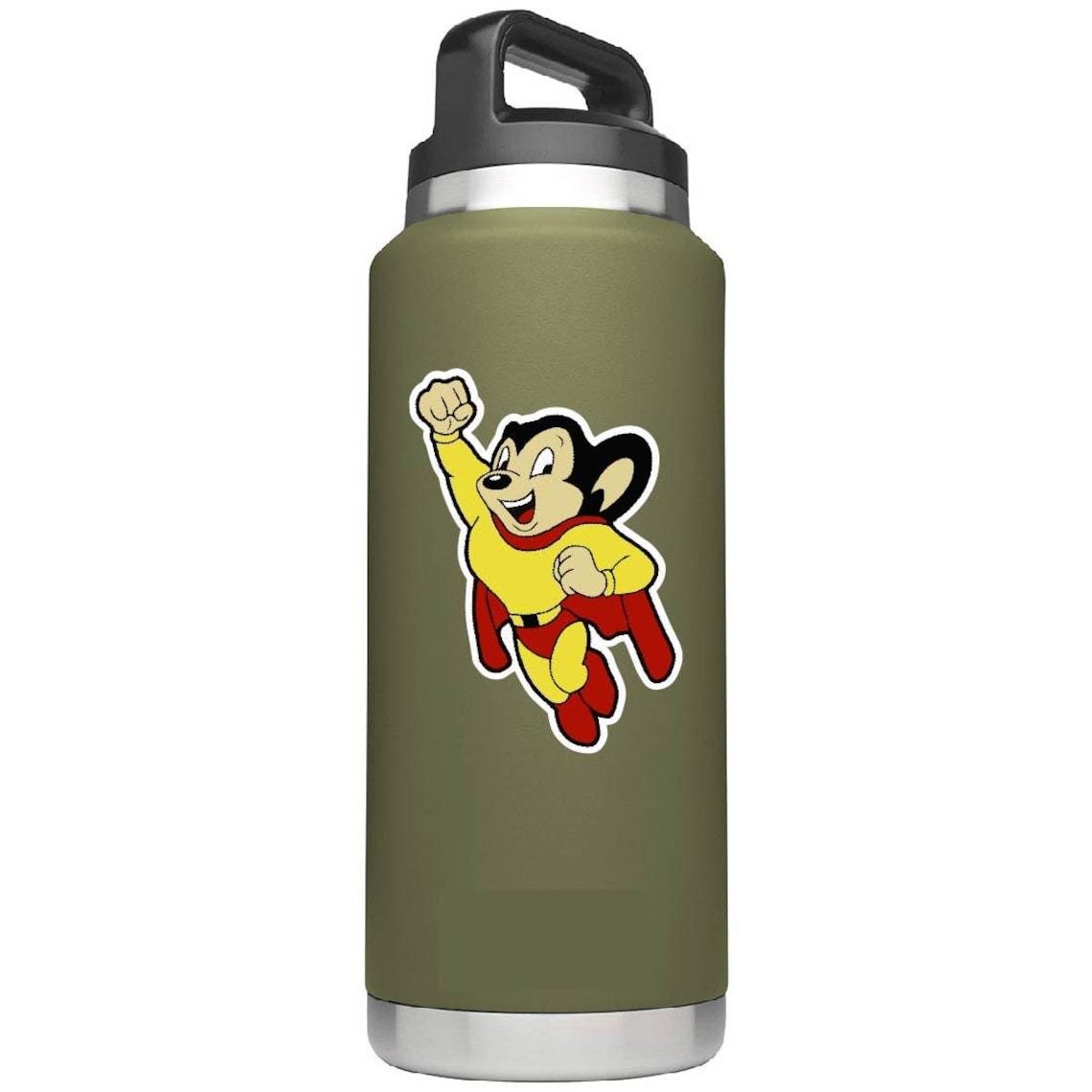 Mighty Mouse Sticker/ Mighty Mouse Decal/ Mighty Mouse/ Here I - Etsy
