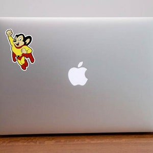 Mighty Mouse Sticker/ Mighty Mouse Decal/ Mighty Mouse/ Here I Come to ...