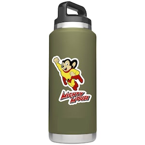 Mighty Mouse Sticker/mighty Mouse Decal/ Mighty Mouse/ Here I Come to ...