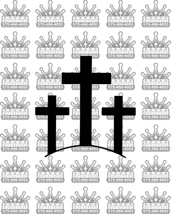 Three Crosses Svg - Etsy