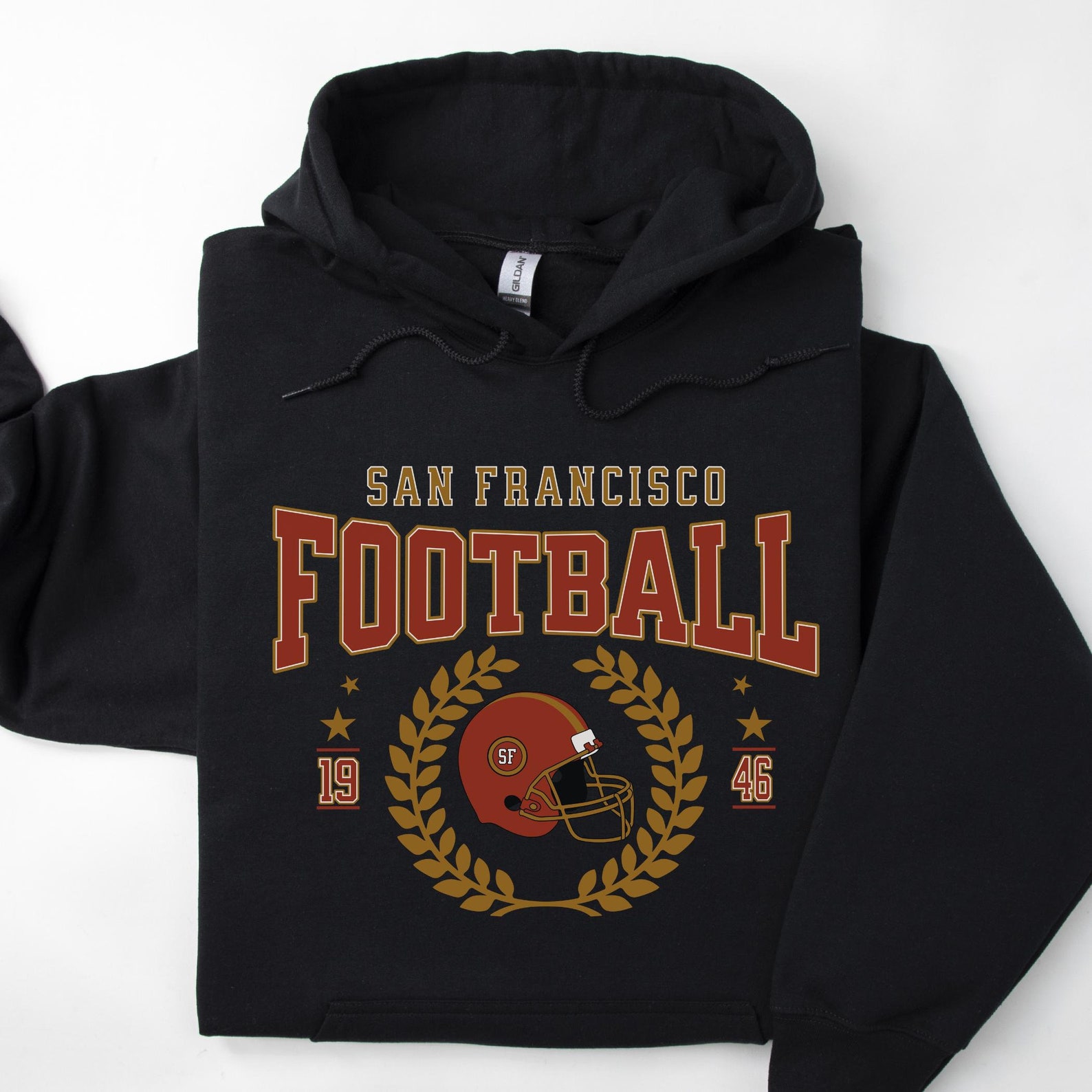 San Francisco Football Hoodie: Gameday Sweatshirt Gift - Etsy