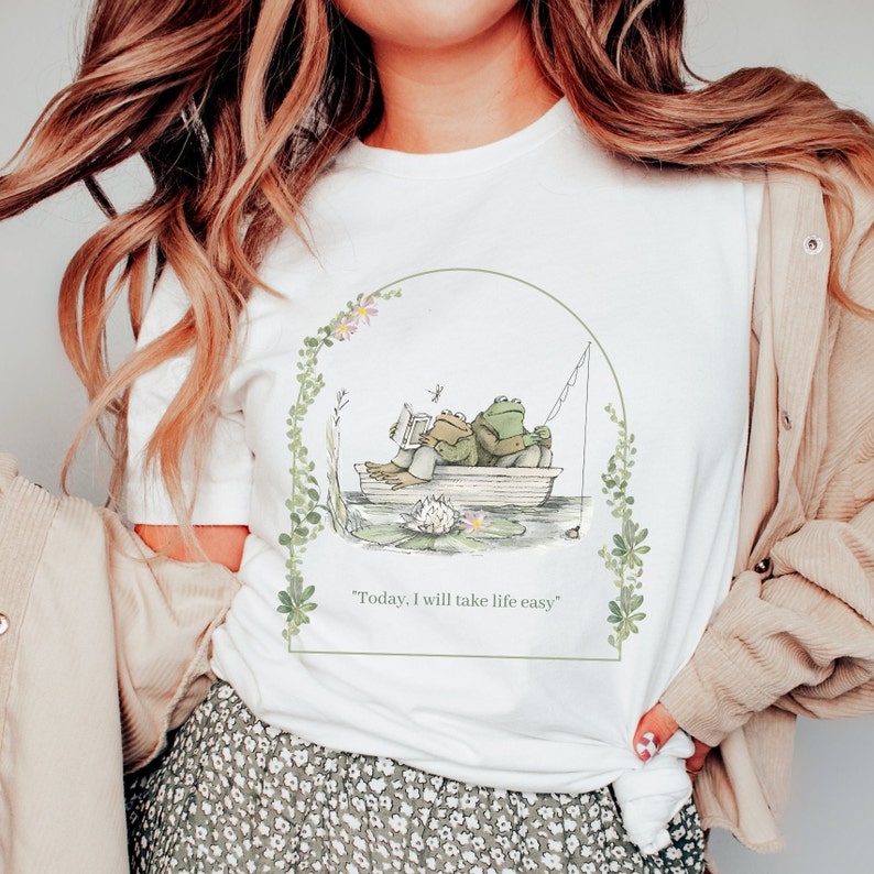 Cottage Core Vintage Book Lovers Frog and Toad Gift for Her - Etsy