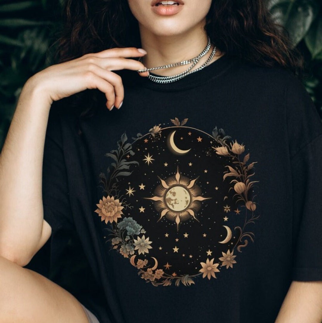 Moon T Shirts Moon Graphic T Shirt Moon Phase Astrology Astronomy ...