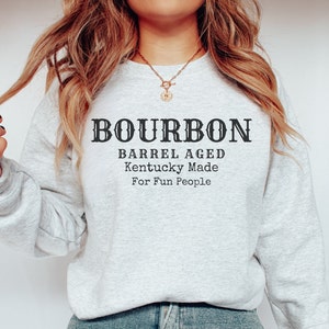 Bourbon Sweatshirt: Kentucky Made Cotton-blend Crewneck - Etsy