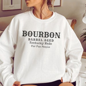 Bourbon Sweatshirt: Kentucky Made Cotton-blend Crewneck - Etsy