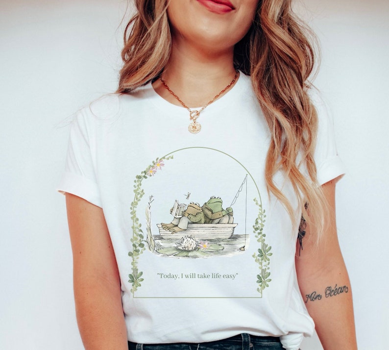 Cottage Core Vintage Book Lovers Frog and Toad Gift for Her - Etsy