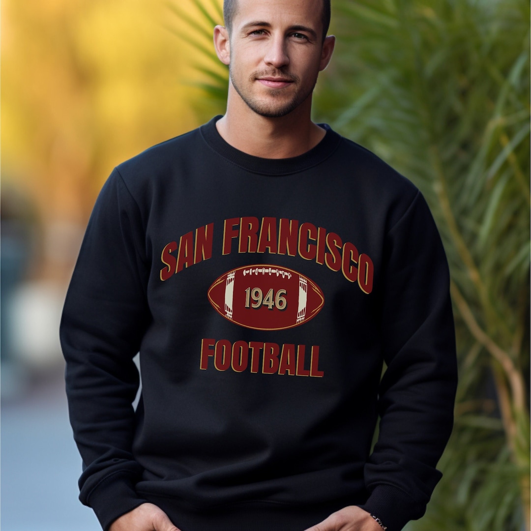 San Francisco Football Sweatshirt, Vintage SF Football Sweatshirt, San ...