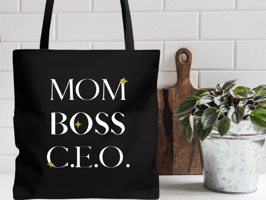 Mom Boss CEO Tote Bag, Market Bag, Tote Bag, Shopping Bag Mom Totetote ...