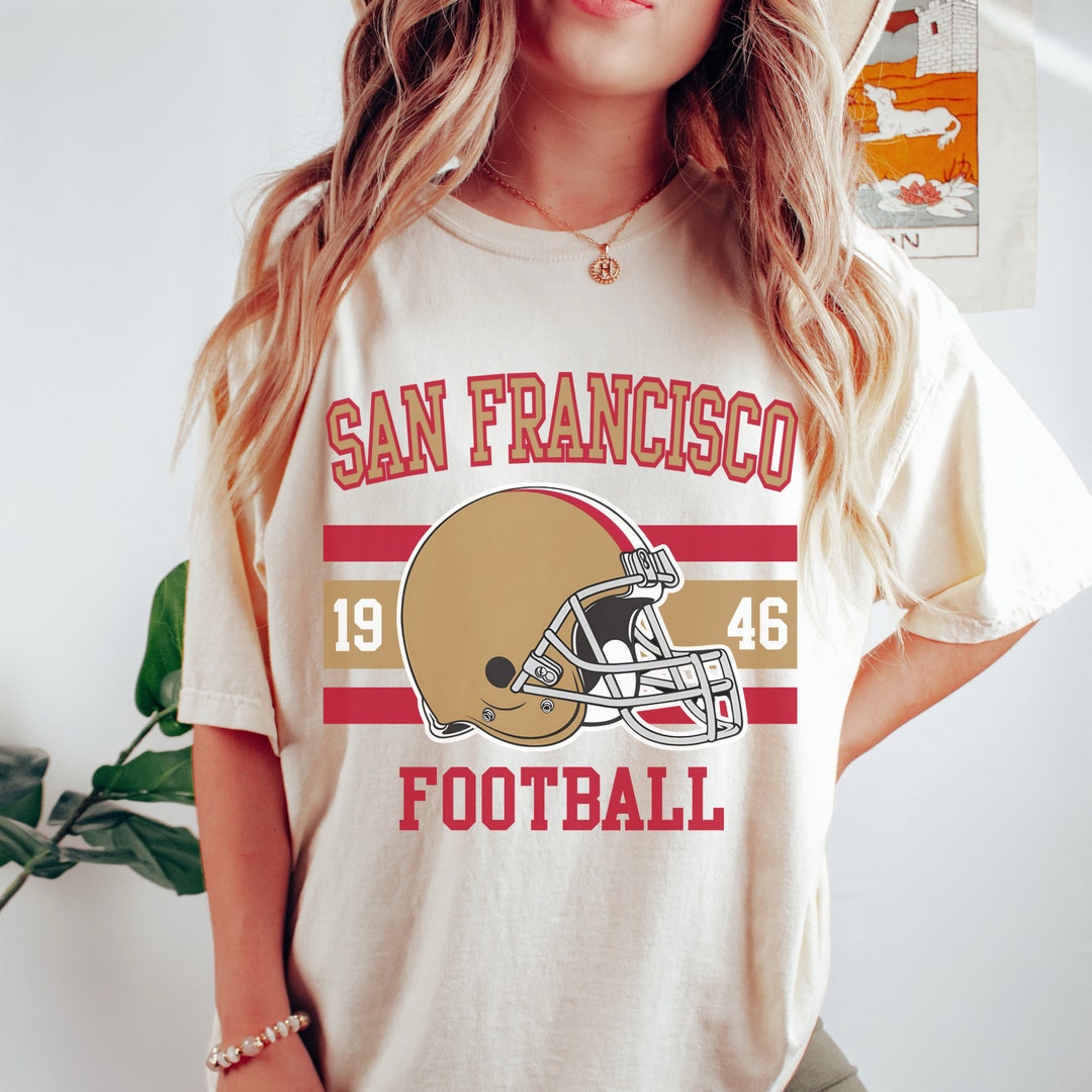 San Francisco Football, San Francisco Football Shirt, Comfort Colors ...
