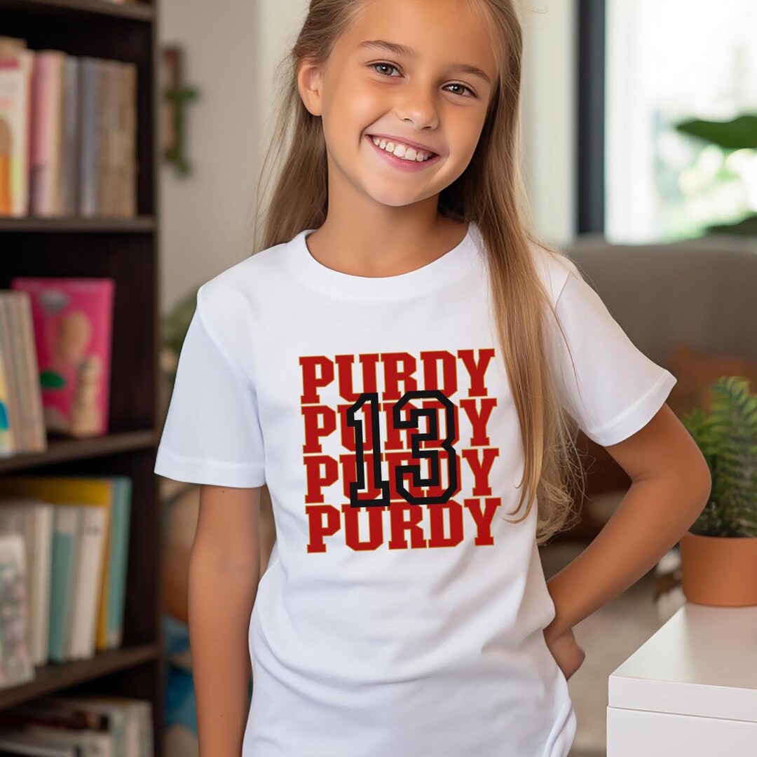 Kids Purdy Shirt, Purdy, San Francisco Football Shirt, Kids Comfort ...
