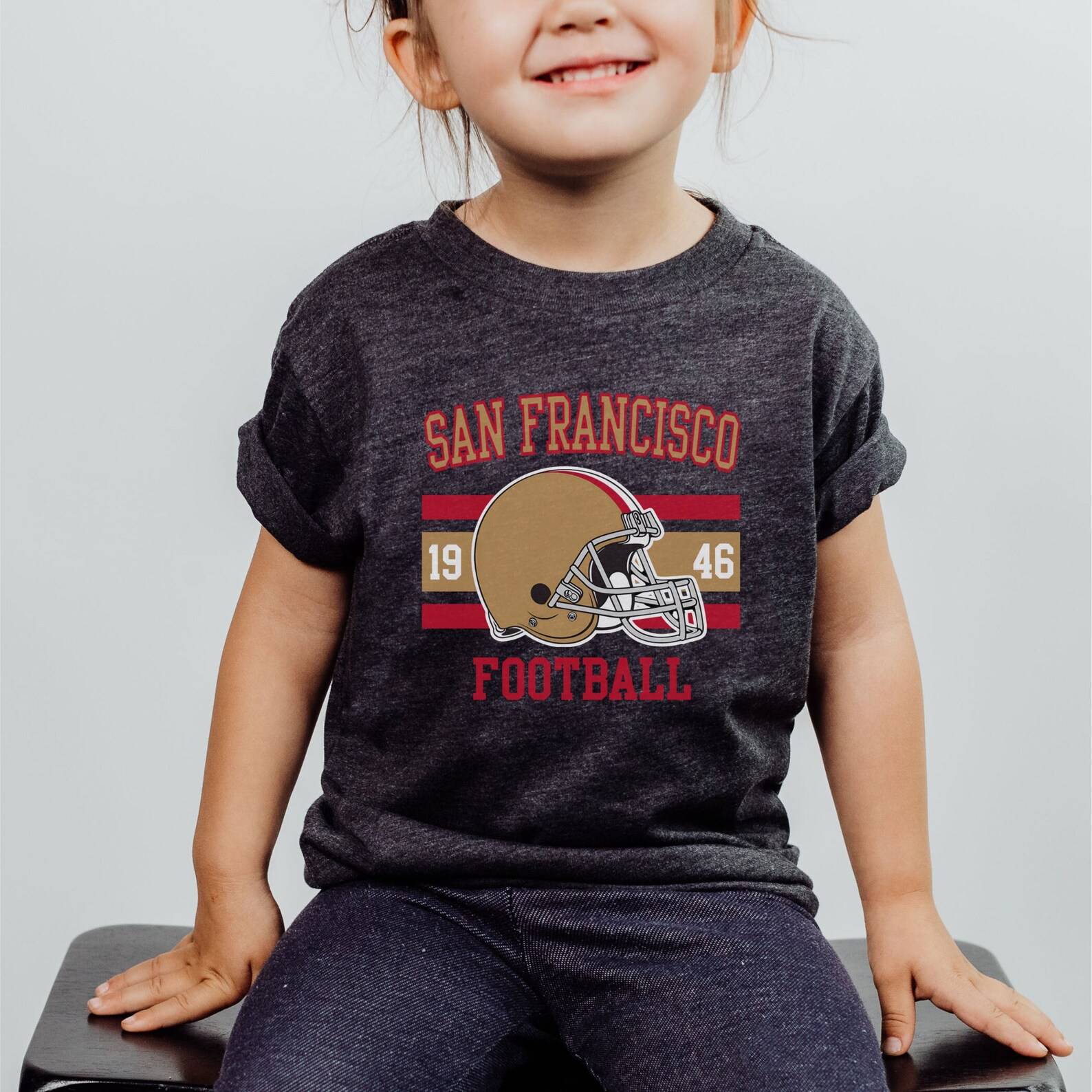 San Francisco Football Kid Football Shirt SF Football San - Etsy
