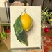Lemon Still Life Oil Painting | Kitchen Citrus Art, 21x30 Cm - Etsy