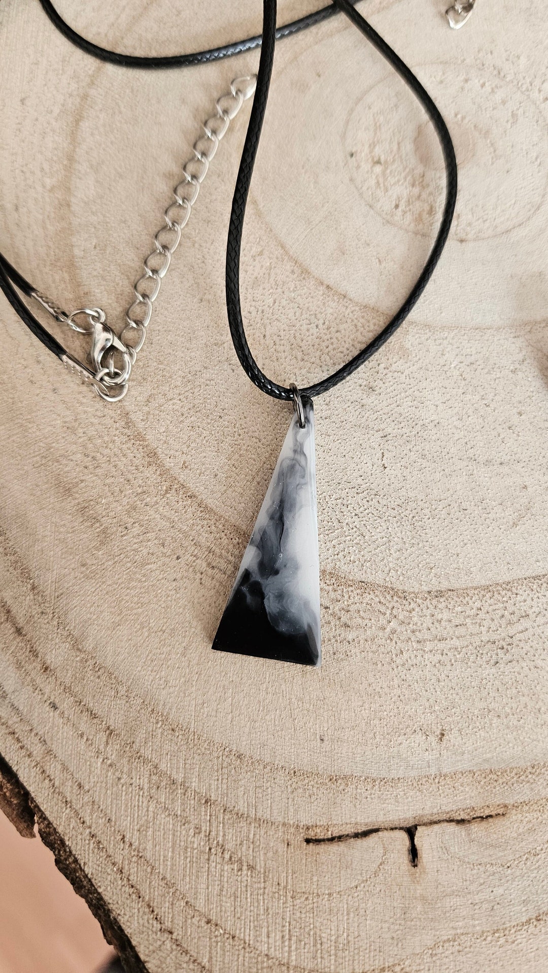 Triangle Necklace - Etsy