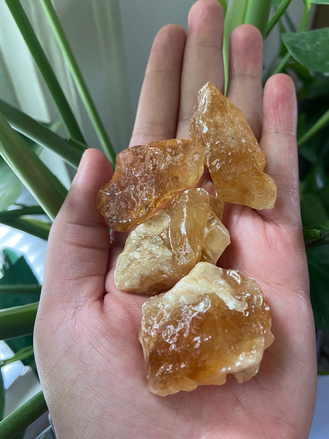 Honey Calcite Crystal- Raw Honey Calcite Crystal-rough Honey Calcite ...