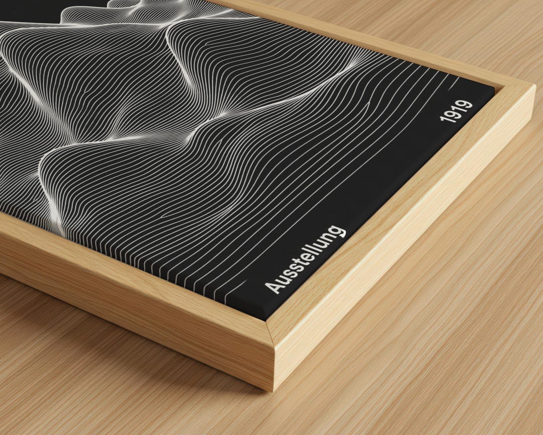 Wooden Floater Frame Mockup, Natural Oak Texture (PSD) - Etsy