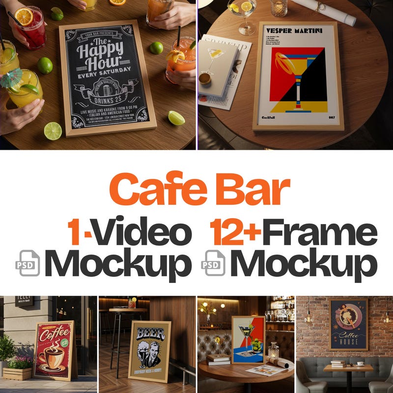 Cafe Poster - Etsy