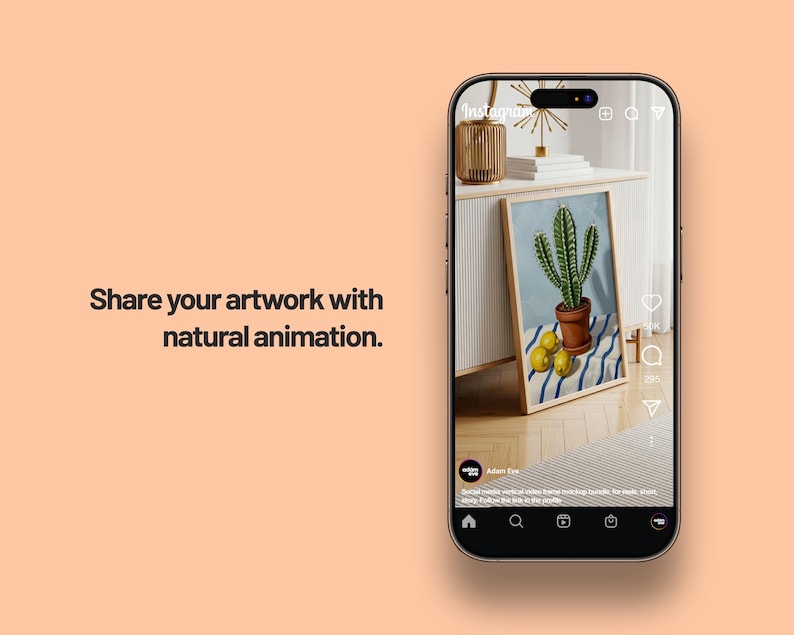 Animated Poster Mockup Weekly, Reels Video Frame, PSD Template (digital ...