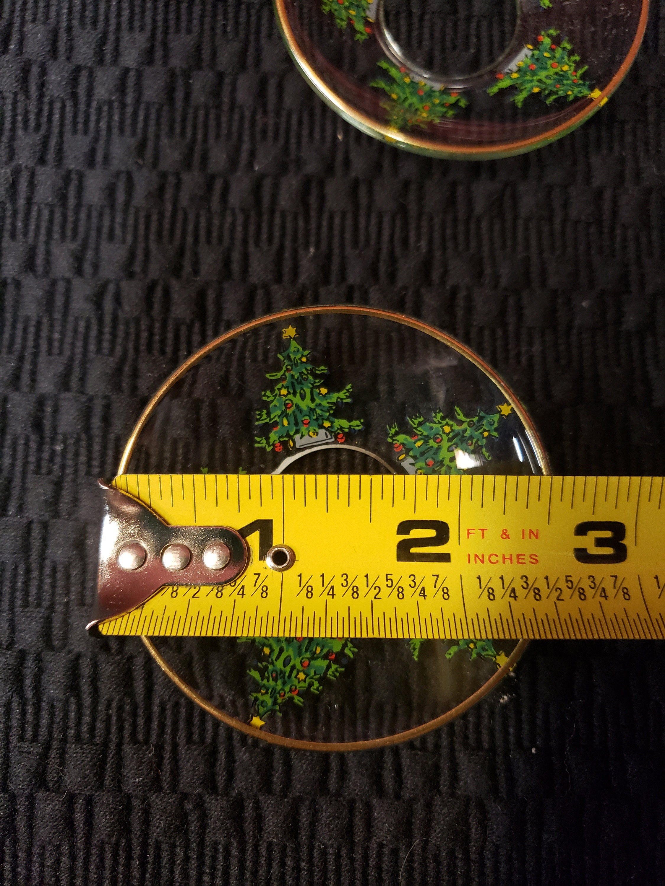 Antique Bobeches Christmas Candle Drip Plate Set of 4 Wax | Etsy