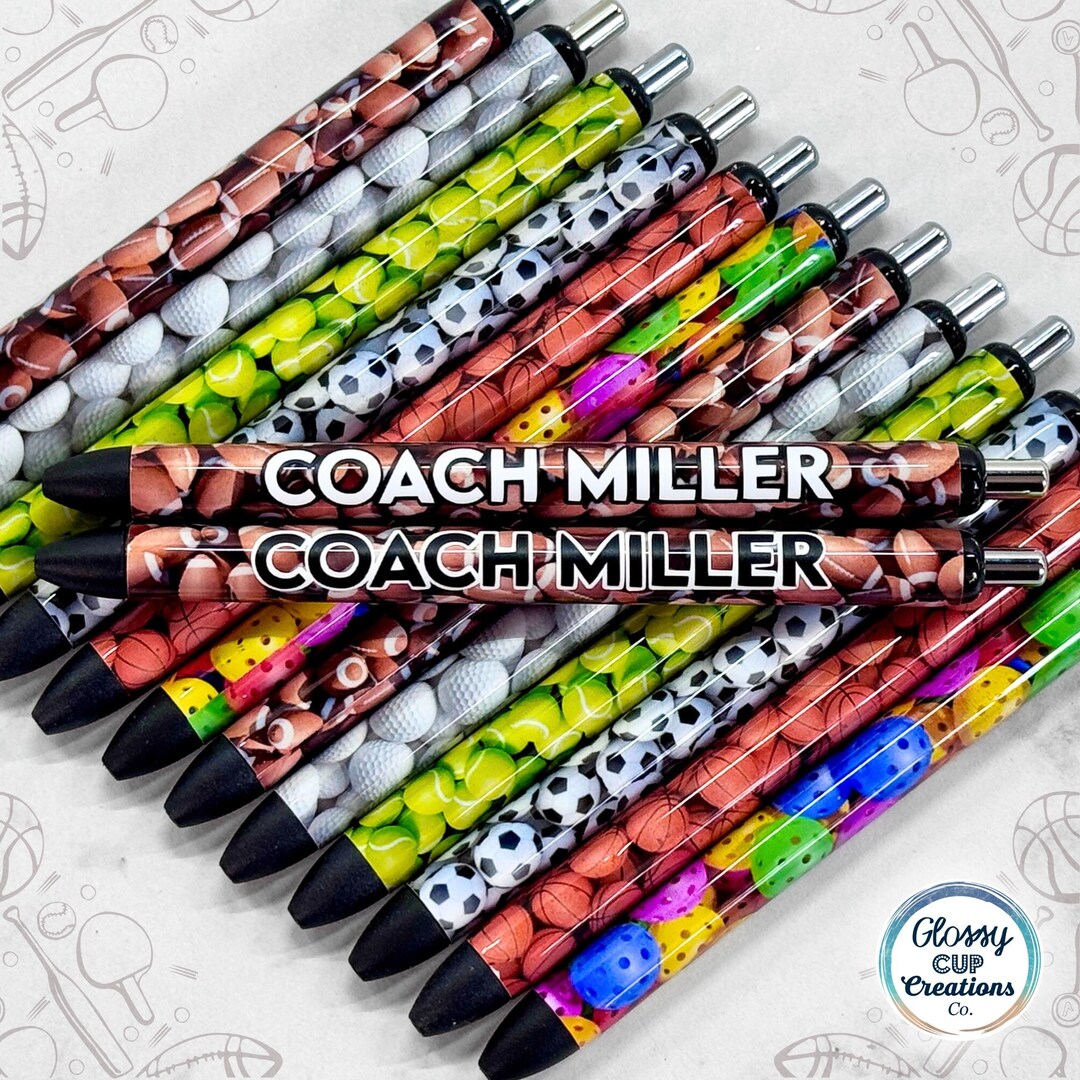 Sport Pens, Football, Golf, Tennis, Soccer, Basketball, Pickleball ...