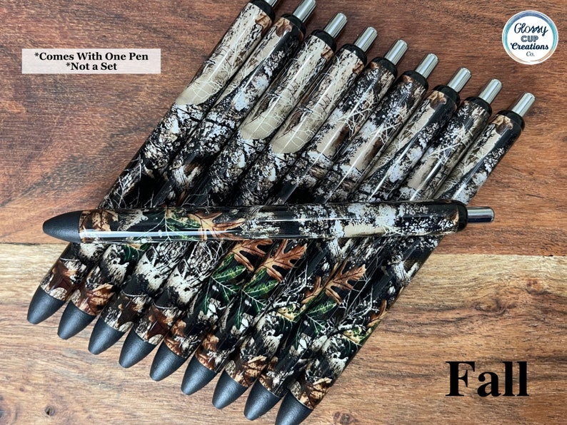 Camo Hunter Pens for Men and Women, Camouflage, Refillable, Retractable ...