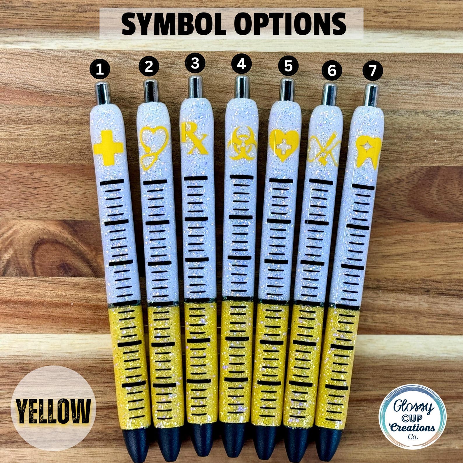 Glitter Syringe Pens, Nurse, Doctor, Phlebotomist, Dentist, Biohazard ...