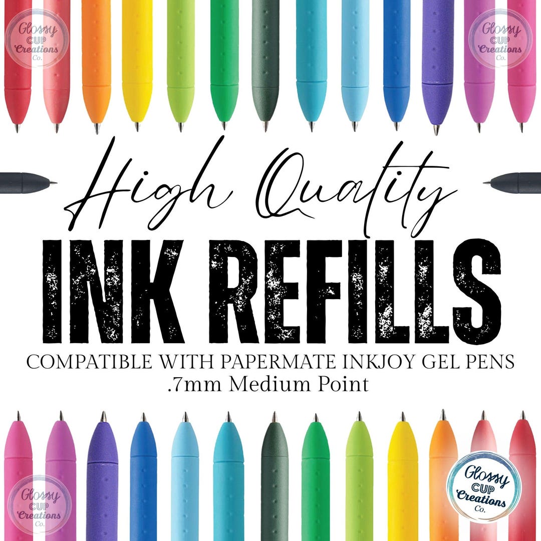 High Quality Ink Refills Compatible With Papermate Inkjoy Gel Pens - .7 ...