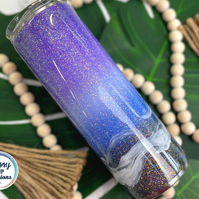 Glitter Beach Tumbler - Etsy