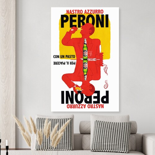 Vintage Peroni Alcoholic Drink Poster - Etsy