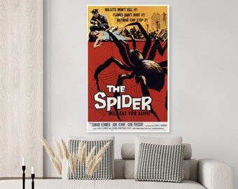 Tarantula Giant Monster Spider 1950s Sci Fi Horror Movie Poster Full ...