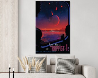 Artist's Concept of Trappist-1f, Located in Traffist-1 System New 2017 ...