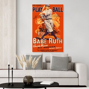 Babe Ruth Movie Poster - Etsy