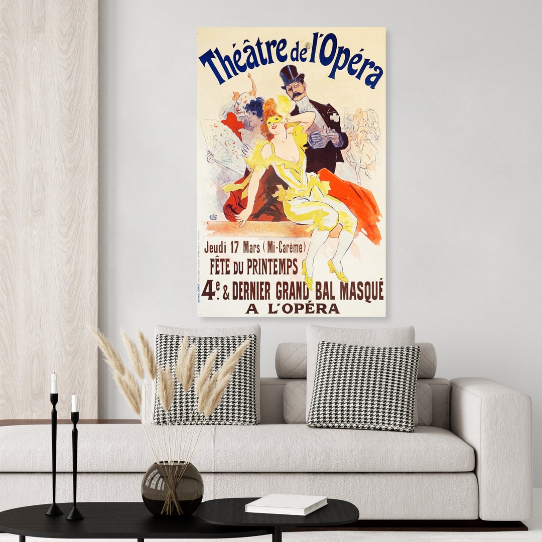 Vintage French Opera Theater Poster - Etsy