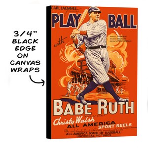 Babe Ruth Movie Poster - Etsy