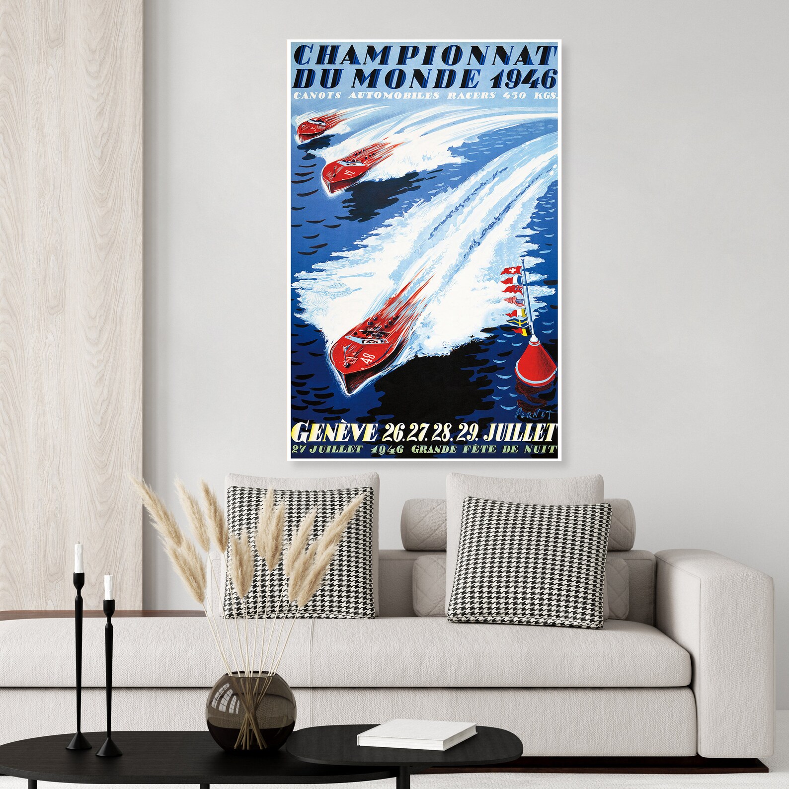 1946 French Speedboat Race Poster - Etsy