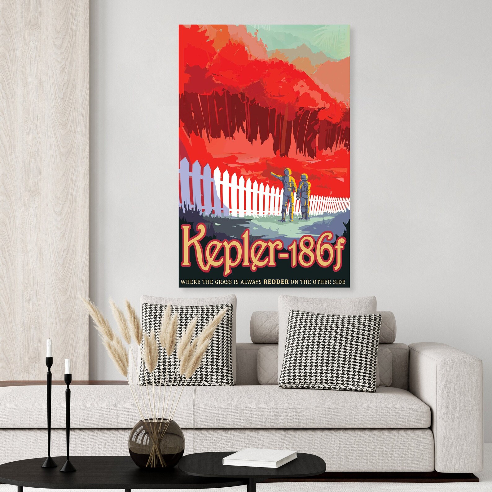 NASA Kepler 186f Vintage Travel Poster Space Art - Etsy