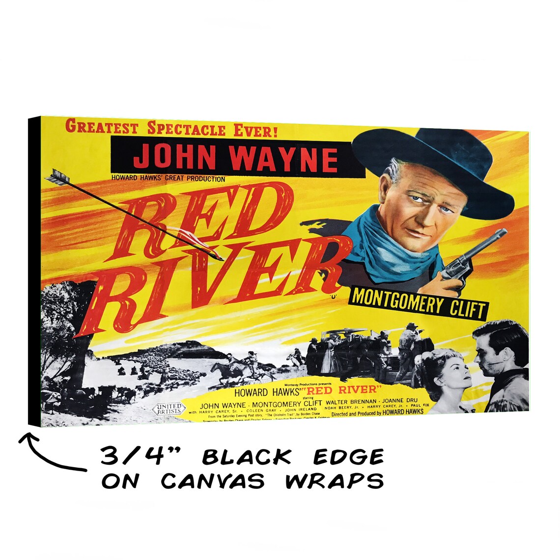 Red River Movie Poster - Etsy