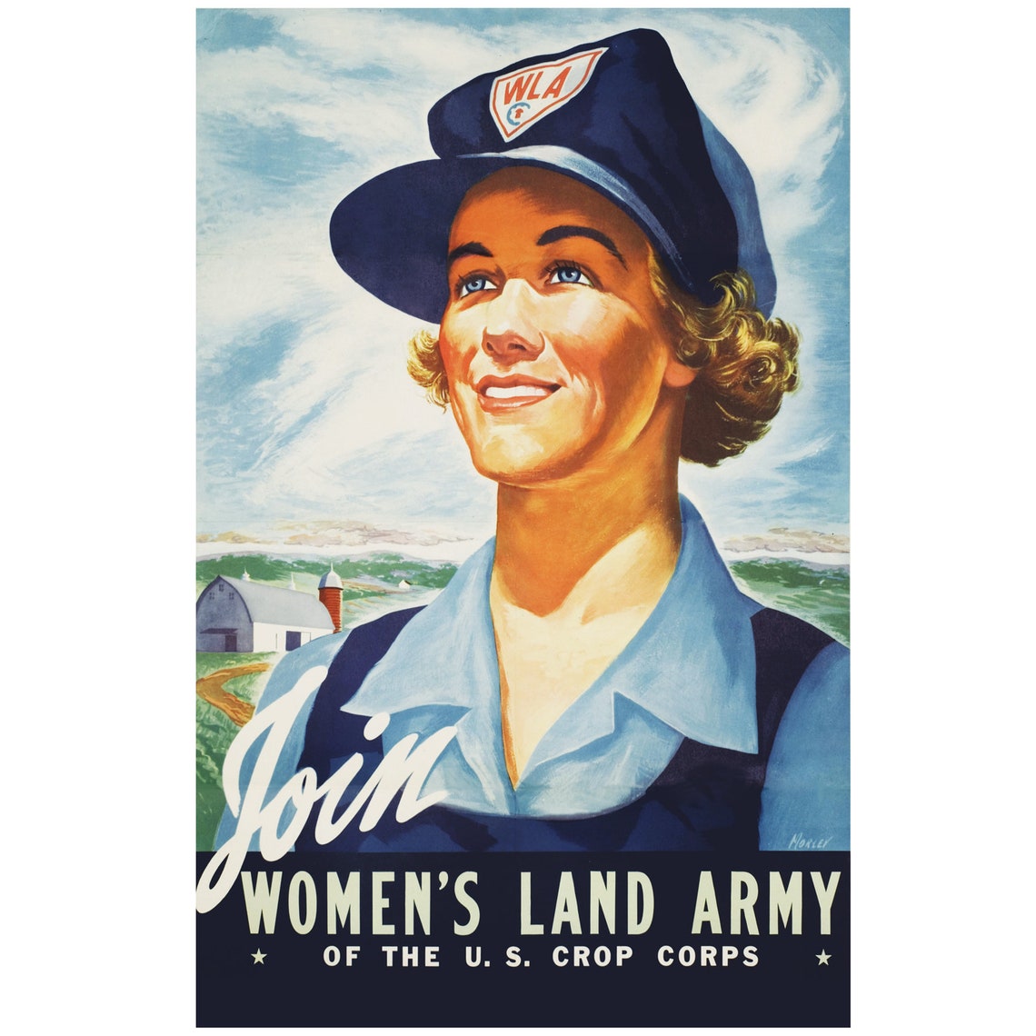 Join Women's Land Army the U.S. Crop Corps World War II - Etsy