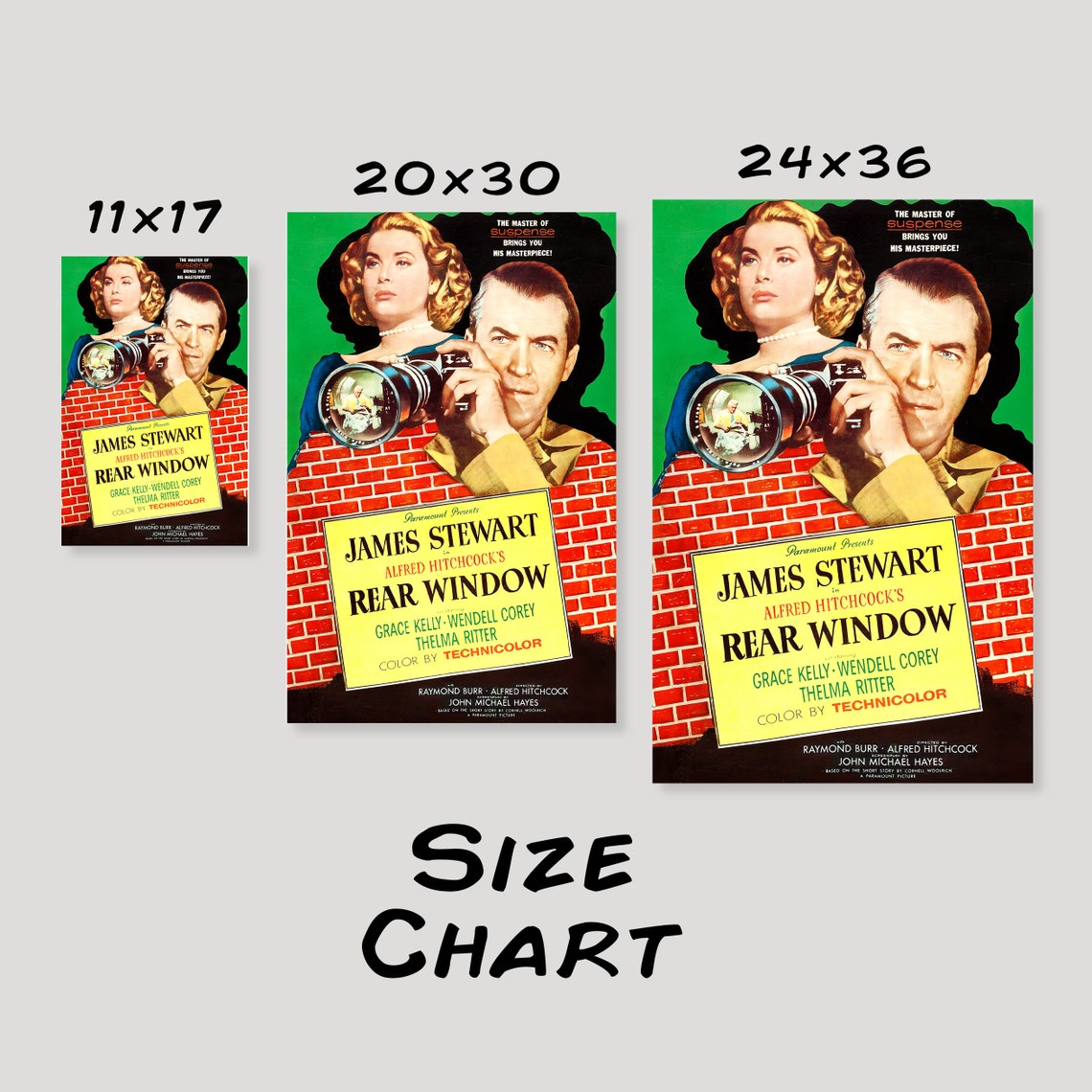 Rear Window Movie Poster - Etsy