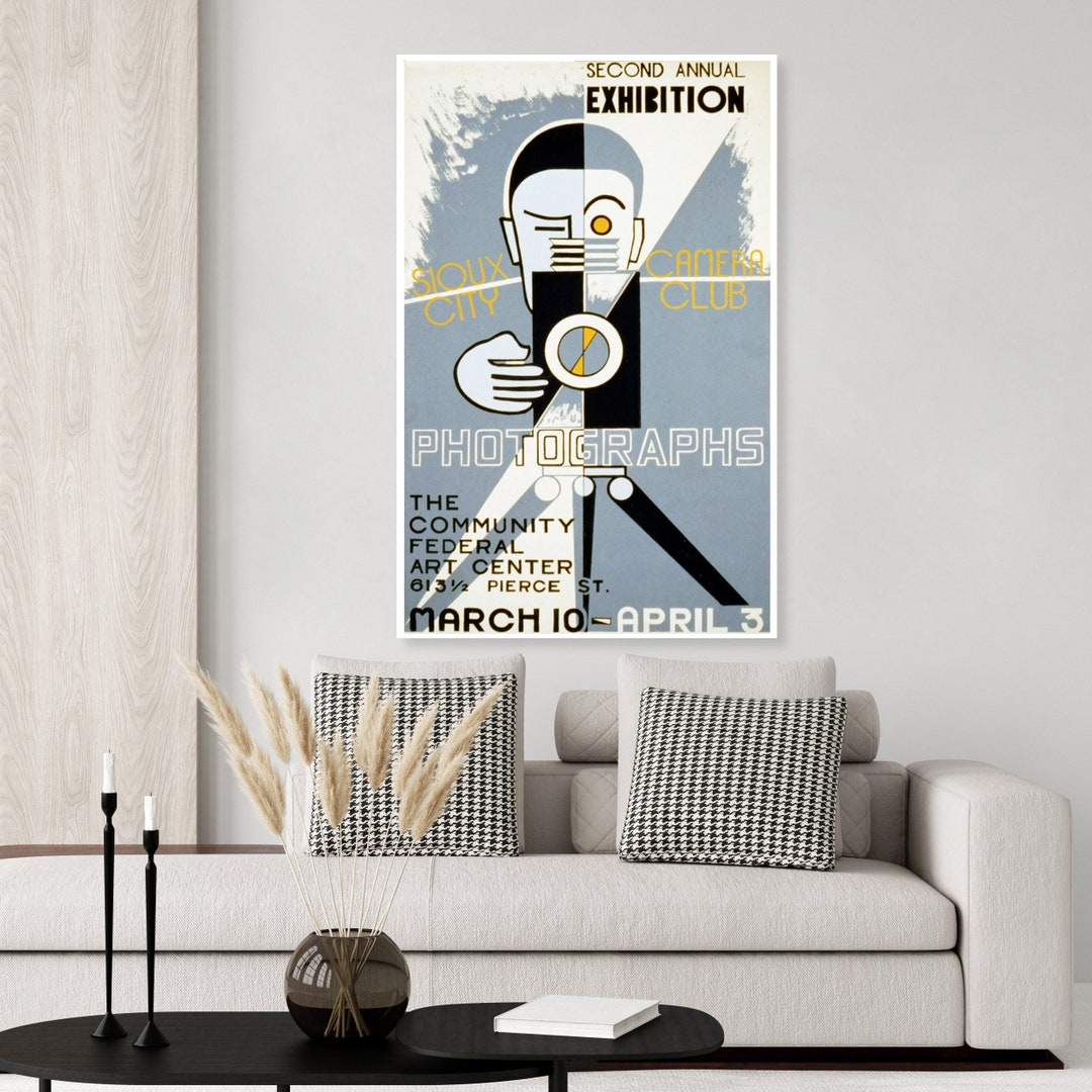 Vintage Photography Club Photo Exhibition Poster - Etsy
