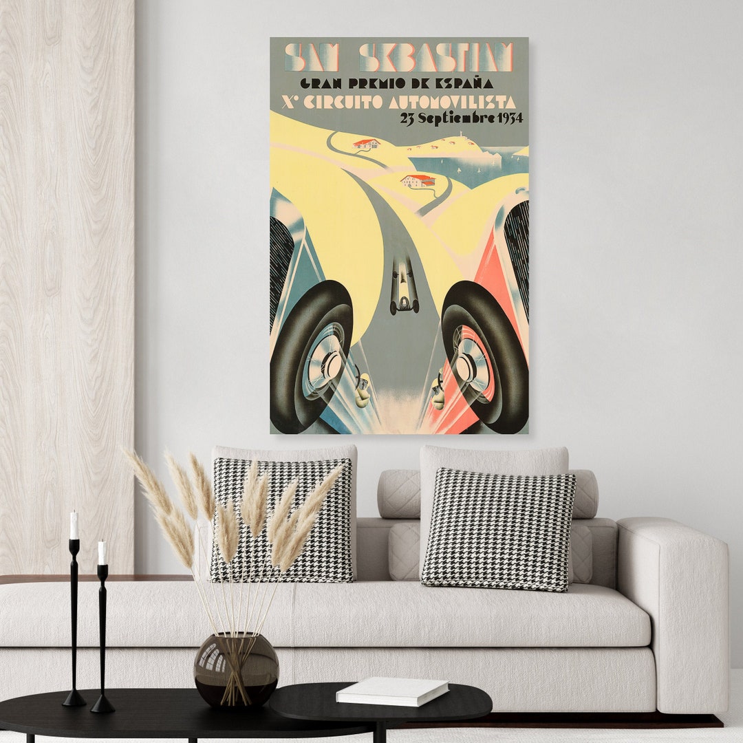 Vintage 1930's Spanish Race Poster - Etsy